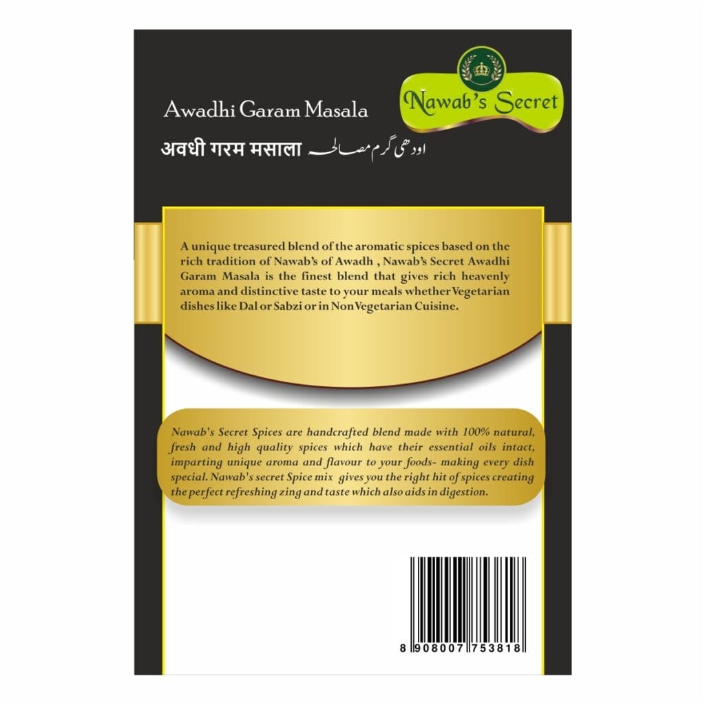 Nawab’s Secret Awadhi Garam Masala – Nawab's Secret: Authentic Spice ...
